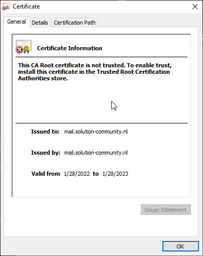 Fresh Install Of Mailcow SSL Certificate Not Working Ubuntu 20 04 